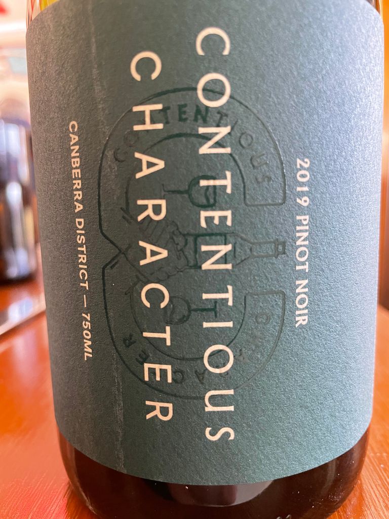 2021 Contentious Character Pinot Noir, Australia, New South Wales ...