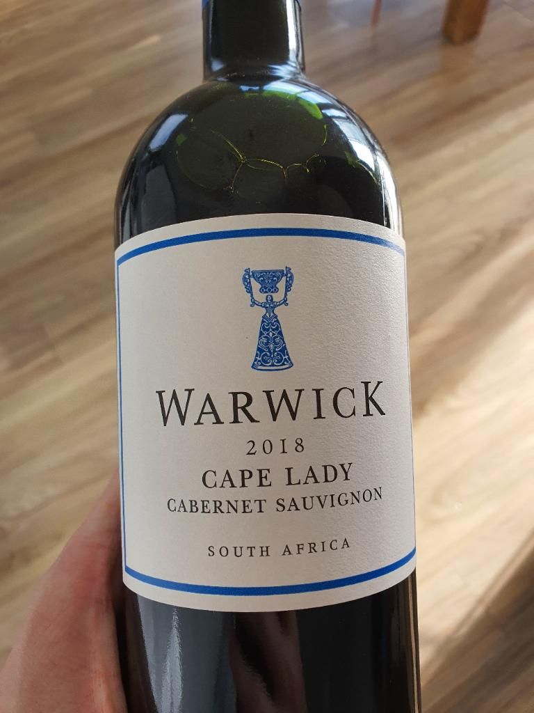 2020 Warwick Estate Cabernet Sauvignon Cape Lady, South Africa, Coastal ...