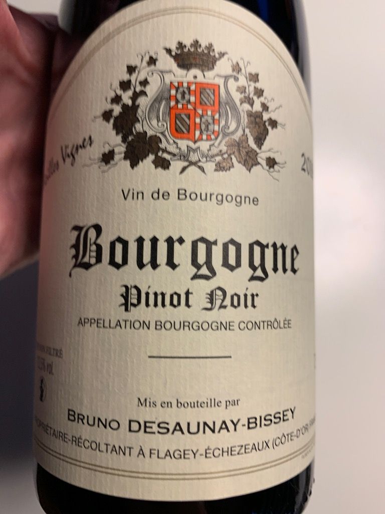 2019 Bruno Desaunay-Bissey Bourgogne, France, Burgundy, Bourgogne ...