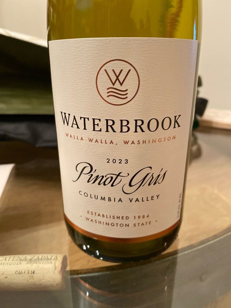2022 Waterbrook Pinot Gris, USA, Washington, Columbia Valley ...