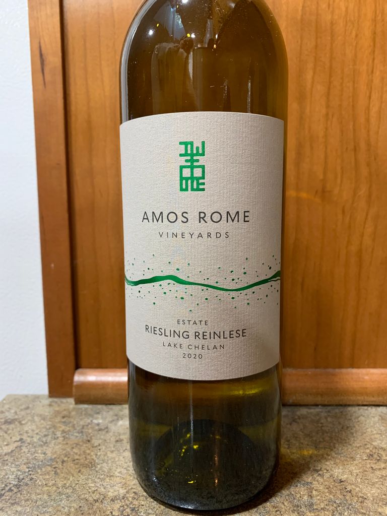 2020 Amos Rome Vineyards Riesling Reinlese, USA, Washington, Columbia ...