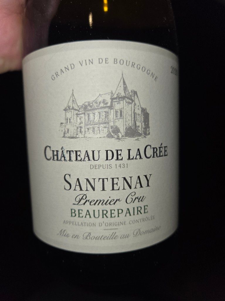 2019 Château de la Crée Santenay 1er Cru Beaurepaire, France, Burgundy ...