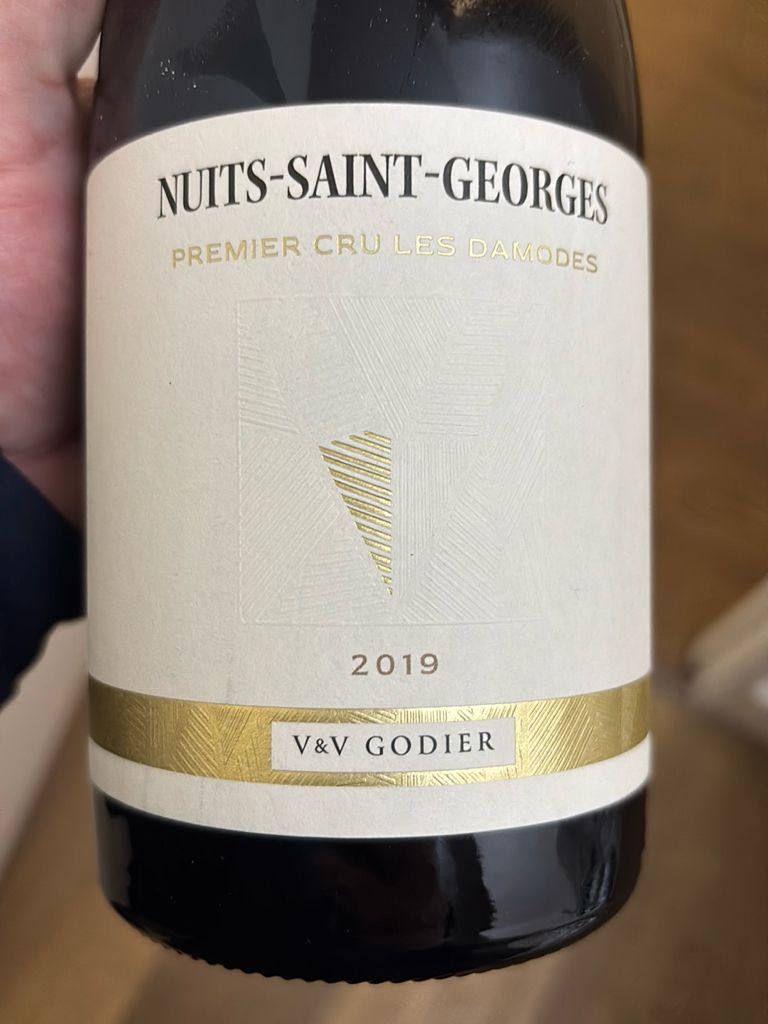 2019 Vincent et Véronique Godier Nuits St. Georges 1er Cru Les Damodes ...