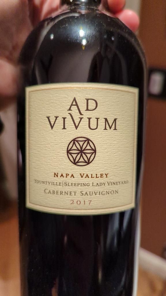 2017 Ad Vivum Cellars Cabernet Sauvignon Sleeping Lady Vineyard, USA ...