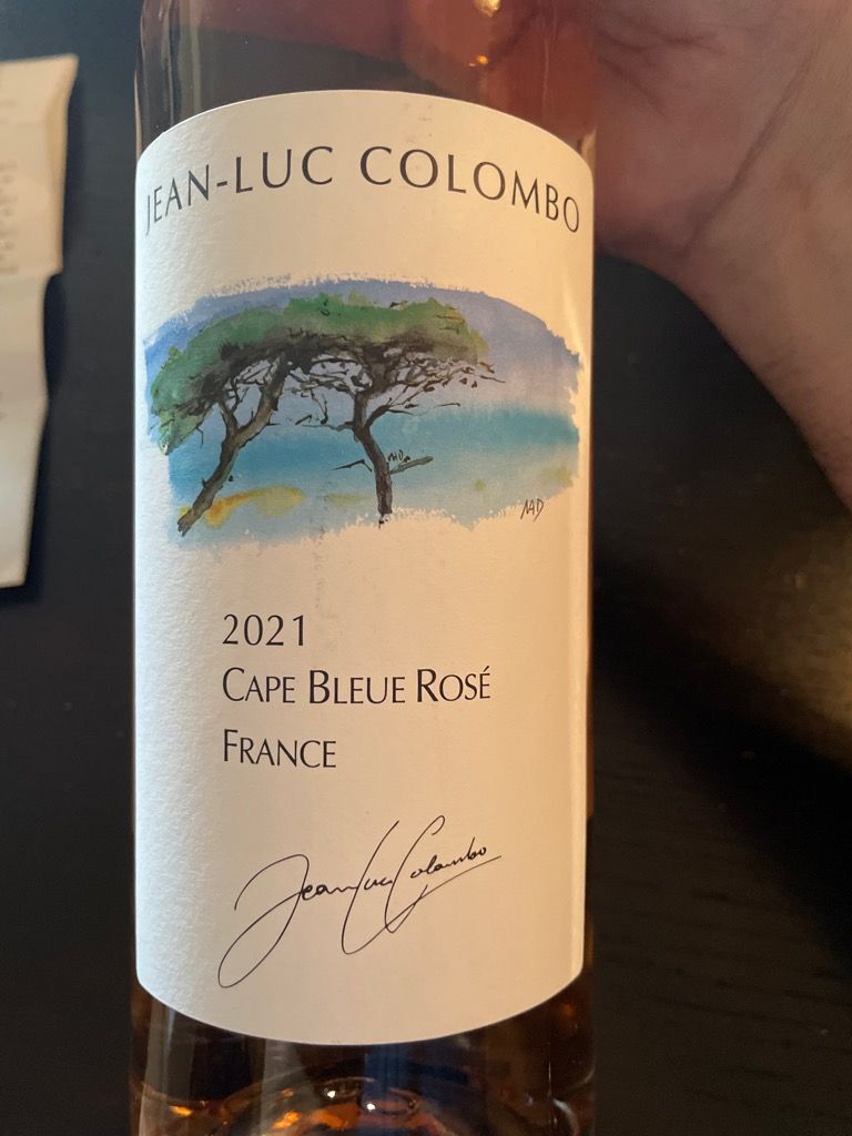 2022 Jean-Luc Colombo Cape Bleue Rosé, France, Provence, Mediterranée ...