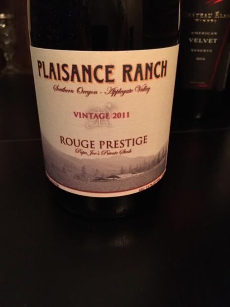 2010 Plaisance Ranch Mondeuse Rouge Prestige, USA, Oregon, Southern ...