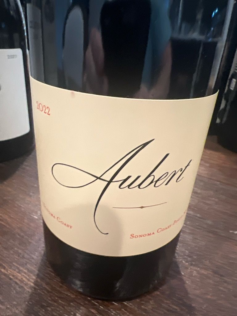 2022 Aubert Pinot Noir CIX Estate Vineyard, USA, California, Sonoma ...