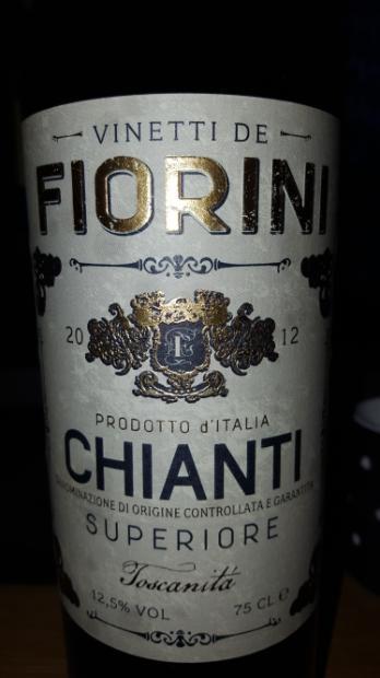2012 Vinetti de Fiorini Chianti Superiore, Italy, Tuscany, Chianti ...
