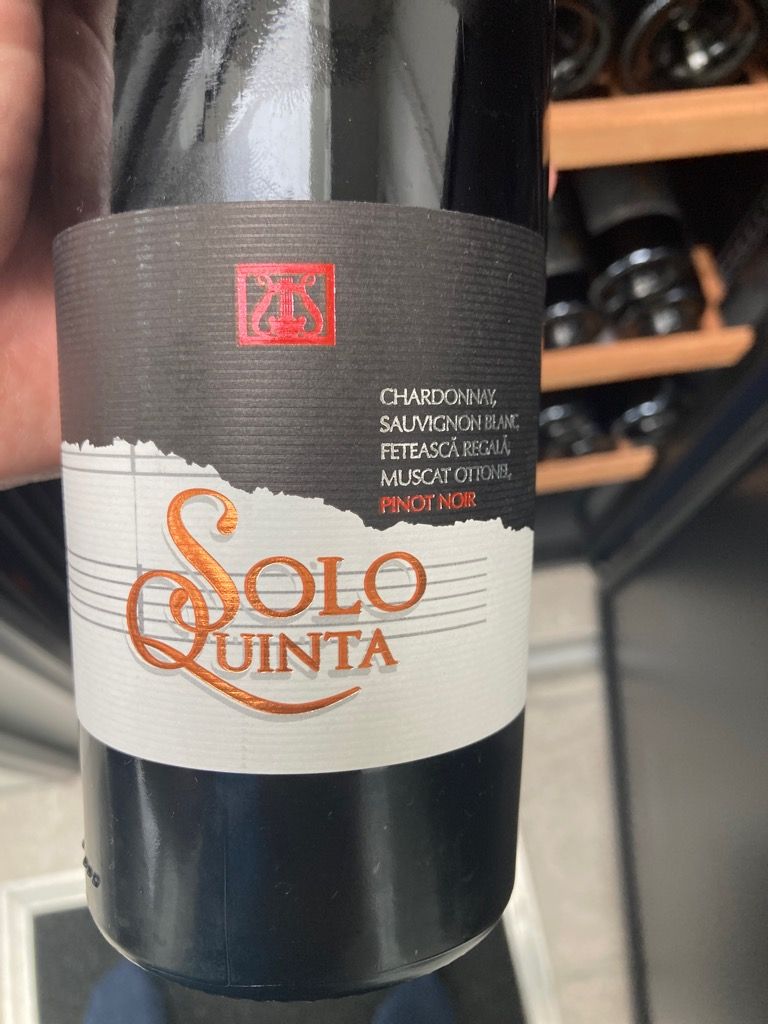 2020 Cramele Recaș Solo Quinta, Romania, Banat, Recaș - CellarTracker