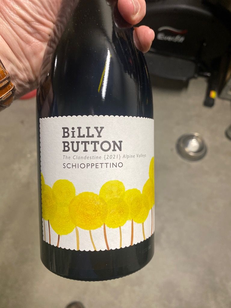 2021 Billy Button Schioppettino The Clandestine, Australia, Victoria ...