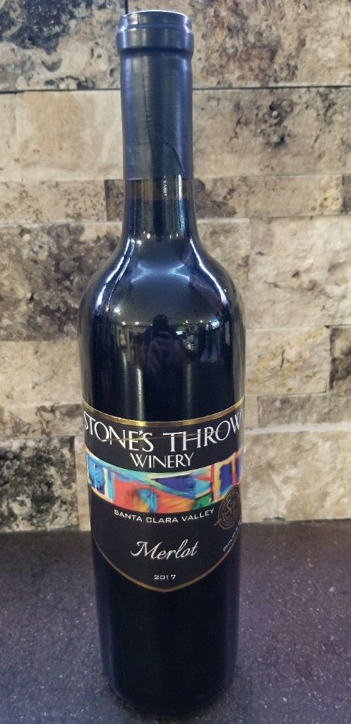 2017 Stone's Throw Winery Merlot, USA, California, Central Coast, Santa ...