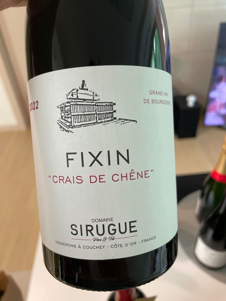 2023 Domaine Sirugue Père et Fils Fixin, France, Burgundy, Côte de ...
