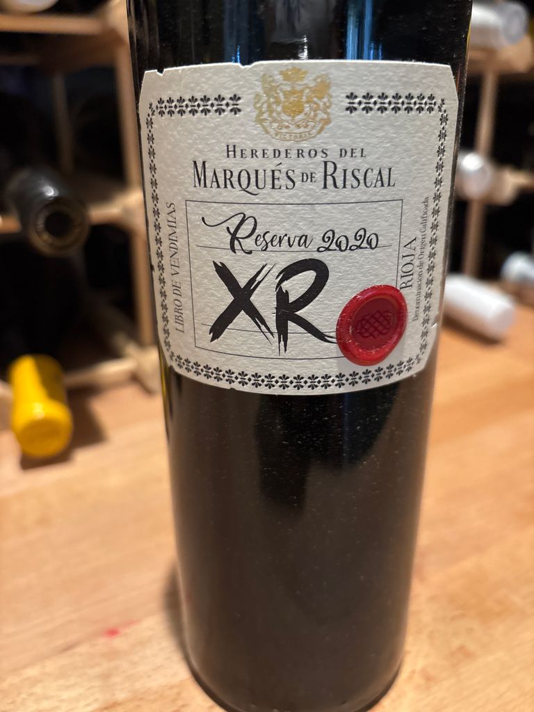2020 Marqués de Riscal Rioja Reserva XR, Spain, La Rioja, La Rioja ...