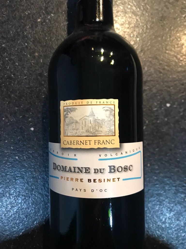 2022 Domaine du Bosc Cabernet Franc, France, Languedoc Roussillon ...