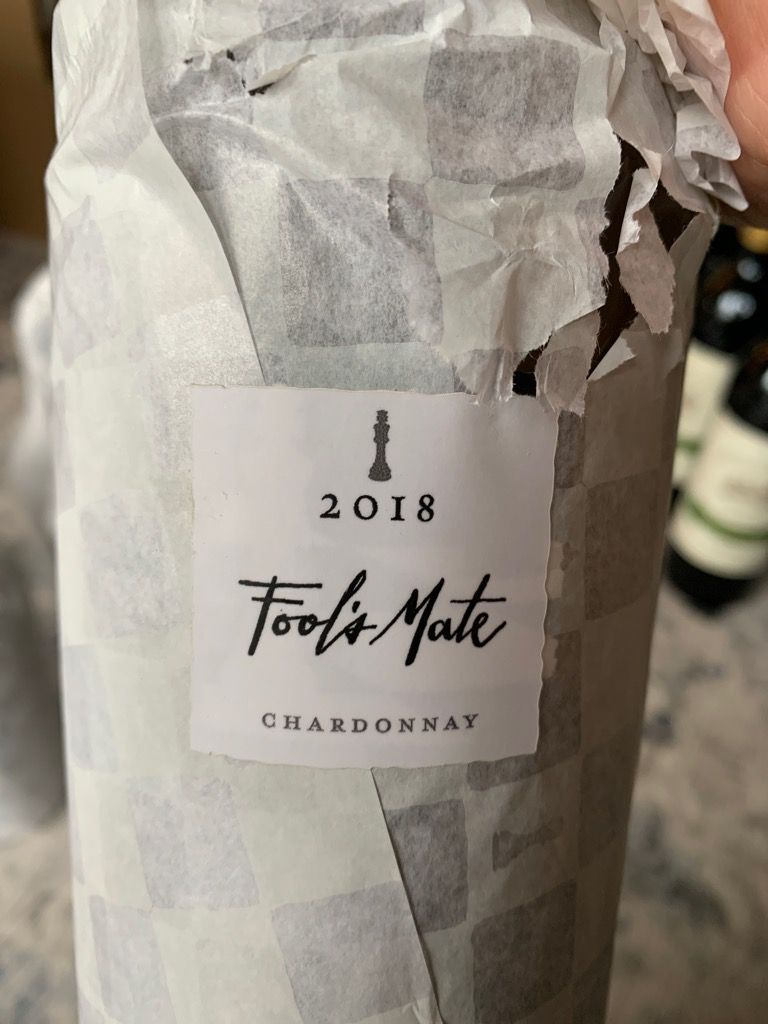 2019 Checkmate Artisanal Winery Chardonnay Fool's Mate, Canada, British ...