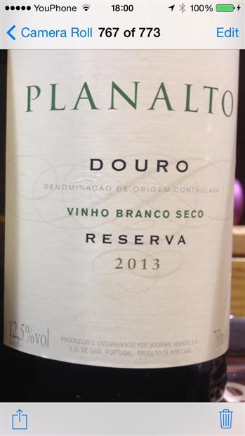 2013 Vinhos Sogrape Douro Planalto Reserva, Portugal, Douro - CellarTracker