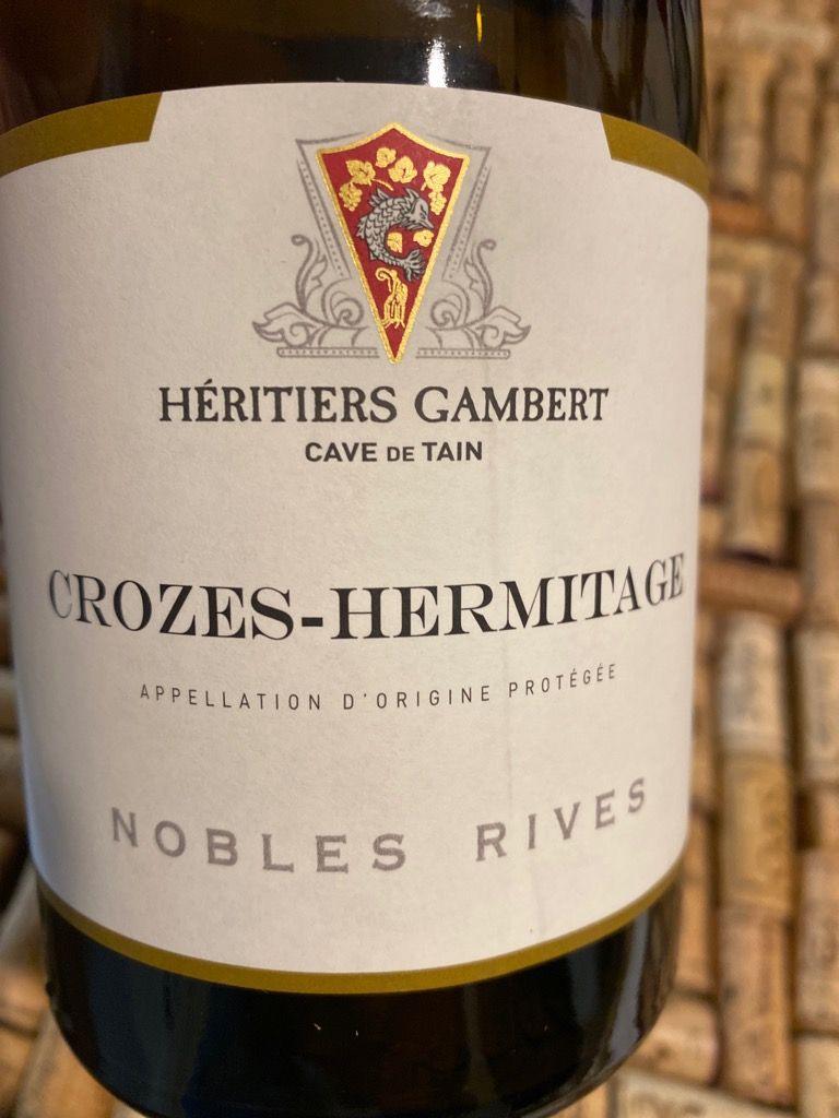 2019 Cave de Tain Crozes-Hermitage Blanc les Nobles Rives, France ...