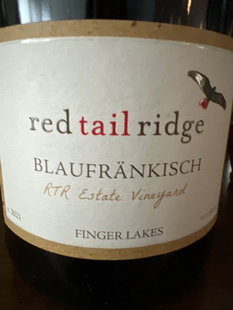 2021 Red Tail Ridge Winery Blaufränkisch Martini Family Vineyard, USA ...