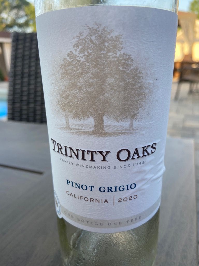 2019 Trinity Oaks Pinot Grigio, USA, California - CellarTracker