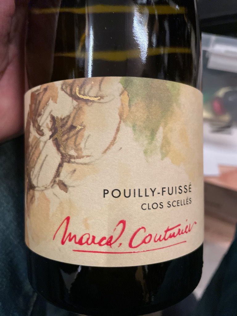2019 Marcel Couturier Pouilly-Fuissé Aux Scelles, France, Burgundy ...