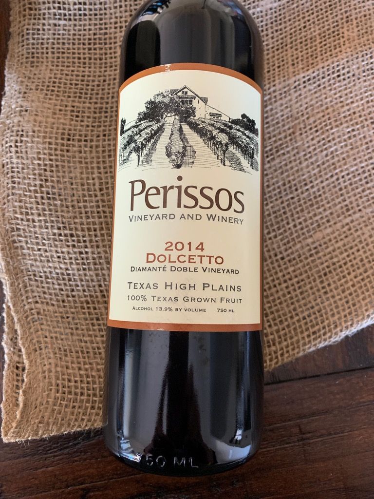 2014 Perissos Vineyard and Winery Dolcetto Diamante Doble Vineyards ...