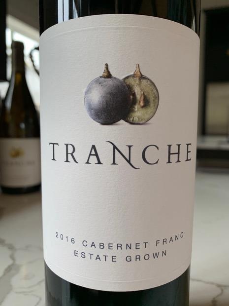 2016 Tranche Cellars Cabernet Franc Estate, USA, Washington, Columbia ...