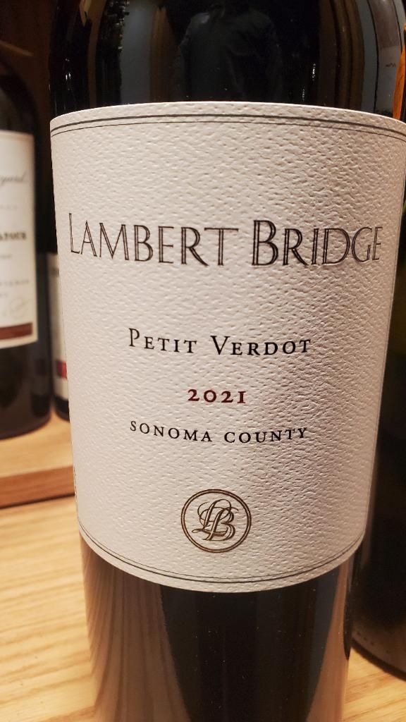 2021 Lambert Bridge Petit Verdot, USA, California, Sonoma County ...