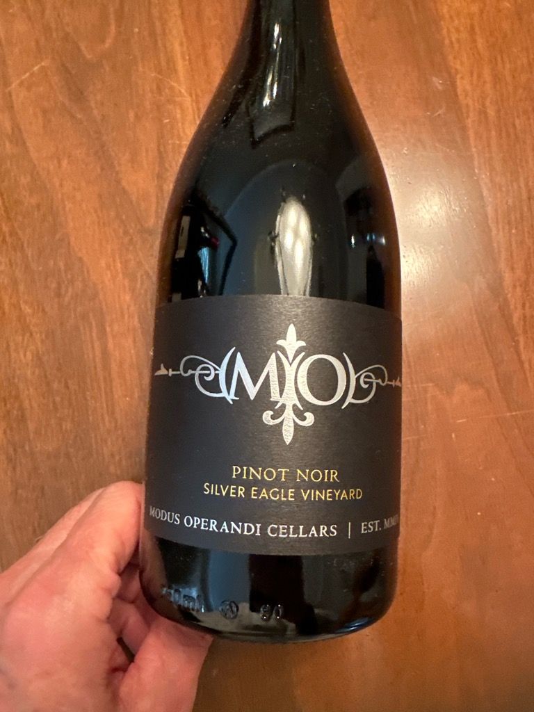 2022 Modus Operandi Cellars Pinot Noir Silver Eagle Vineyard, USA ...