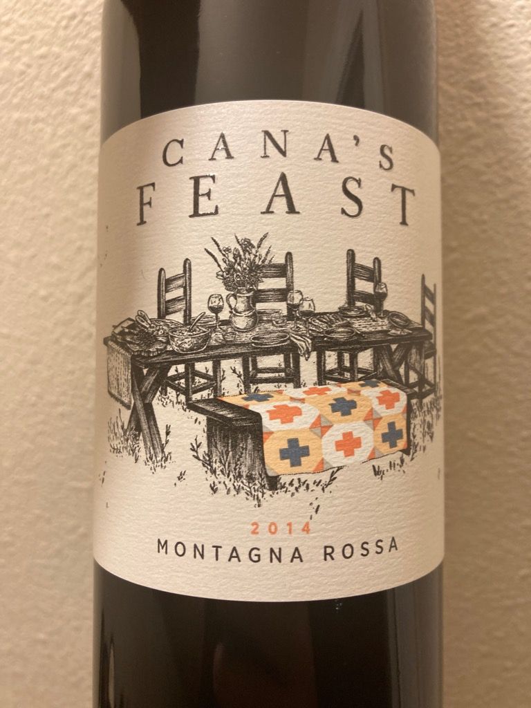 2014 Cana's Feast Winery Montagna Rossa, USA, Washington, Columbia ...