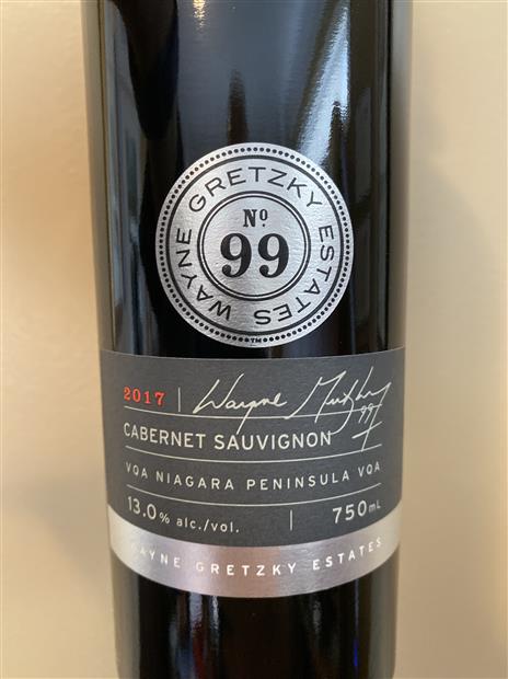 2020 No. 99 Wayne Gretzky Estates Cabernet Sauvignon, Canada, Ontario ...