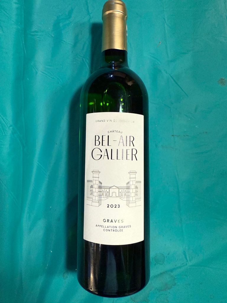2022 Château Bel-Air Gallier Blanc, France, Bordeaux, Graves ...