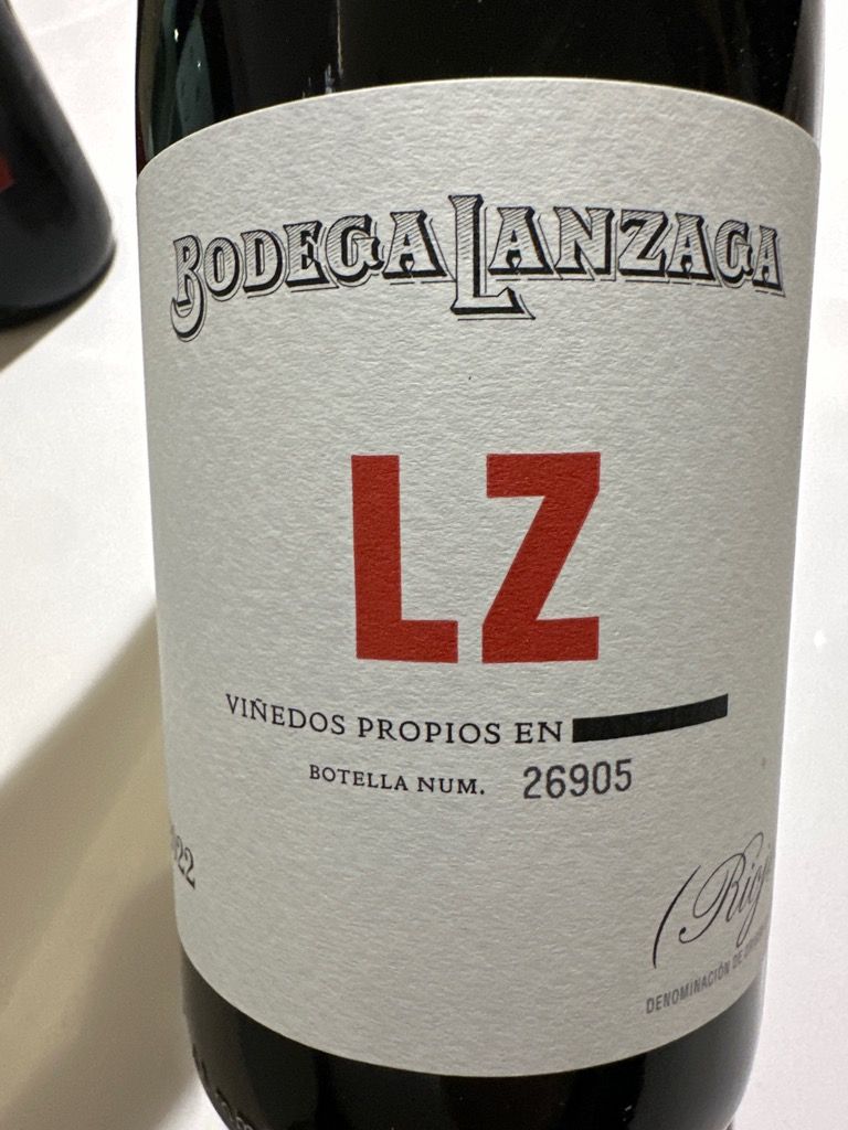 2022 Bodegas Lanzaga Rioja LZ, Spain, La Rioja, Rioja - CellarTracker