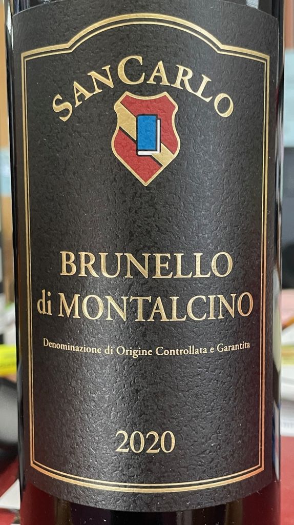 2020 San Carlo Brunello di Montalcino, Italy, Tuscany, Montalcino ...