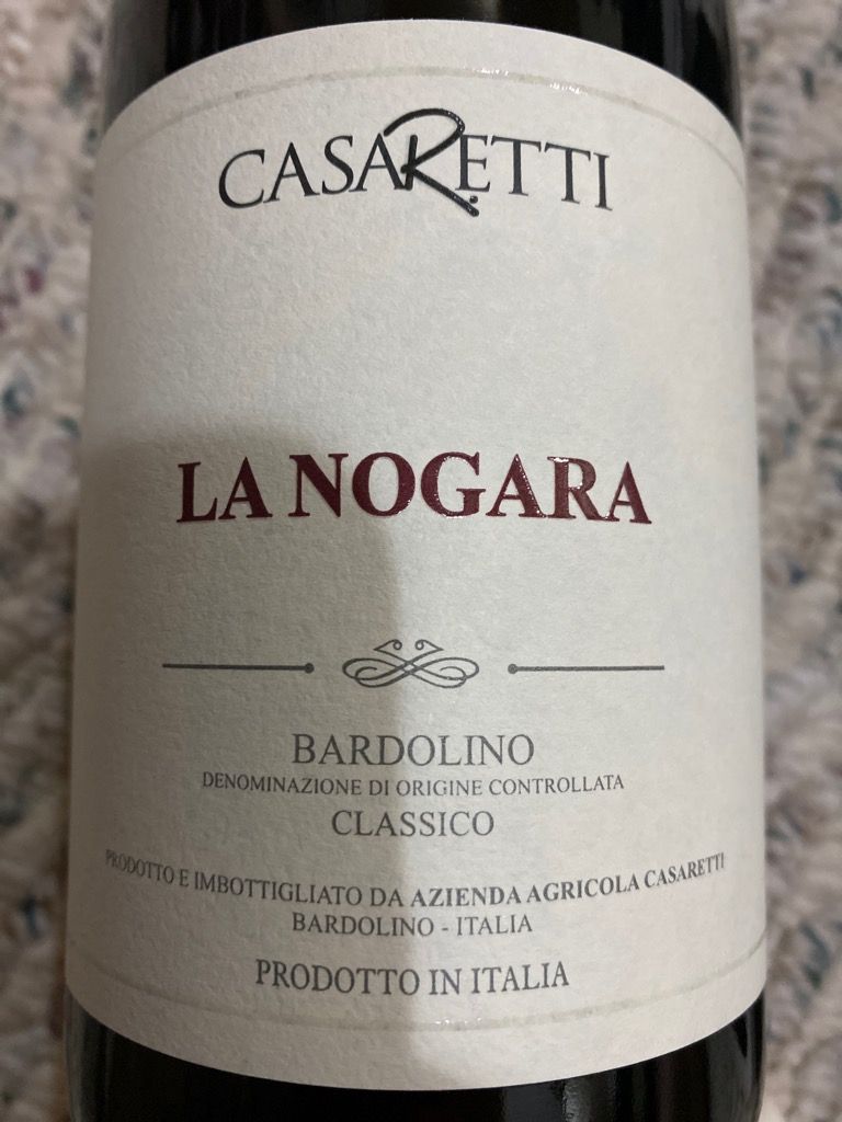 2020 Casaretti La Nogara, Italy, Veneto, Bardolino Classico - CellarTracker