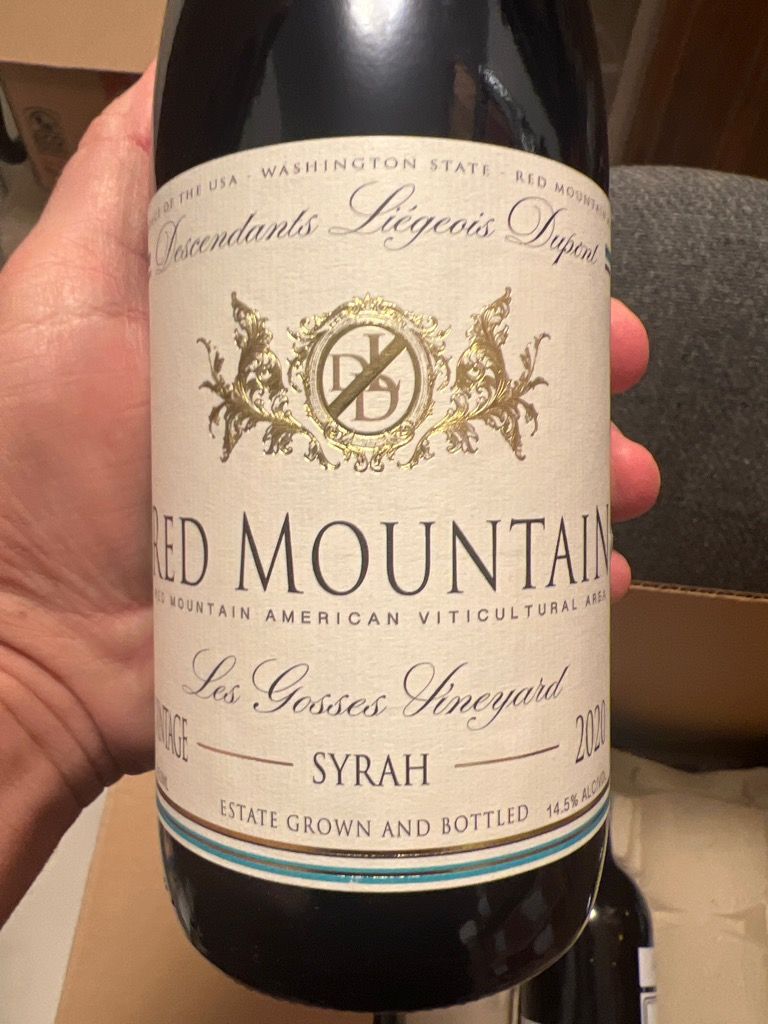 2020 Descendants Liegeois Dupont Cuvée Marcel Dupont, USA, Washington ...