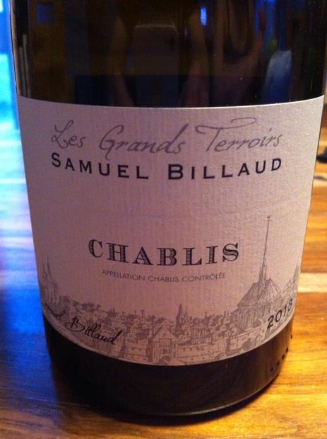 2013 Samuel Billaud Chablis, France, Burgundy, Chablis - CellarTracker
