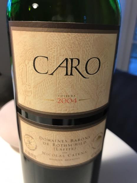 2004 Bodegas Caro (Barons de Rothschild / Catena) Caro, Argentina ...