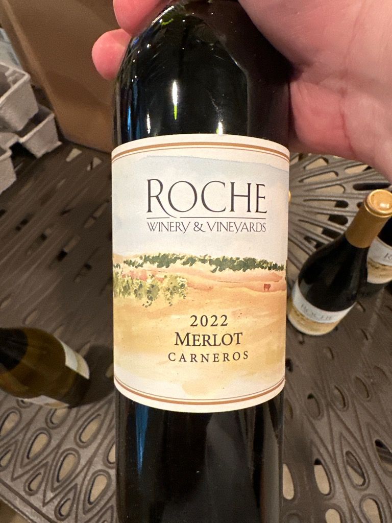 2022 Roche Winery Merlot, USA, California, Napa / Sonoma, Carneros ...