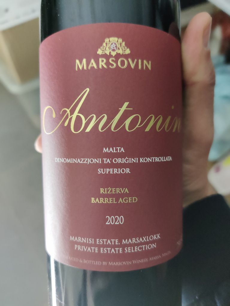2020 Marsovin Antonin Rizerva Marnisi Estate, Malta, DOK Malta ...