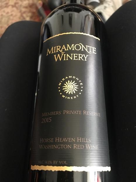 2015 Miramonte Winery Members Private Reserve, USA, Washington ...