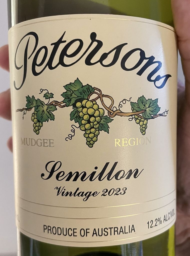 2023 Petersons Sémillon Mudgee, Australia, New South Wales, Central ...