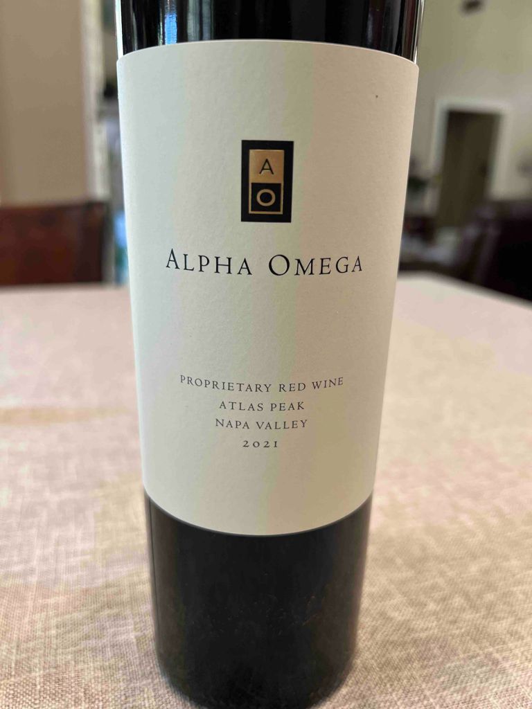 2021 Alpha Omega Proprietary Red Wine Red Wine Atlas Peak, USA ...
