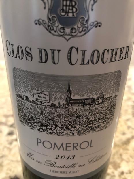 2013 Clos du Clocher, France, Bordeaux, Libournais, Pomerol - CellarTracker