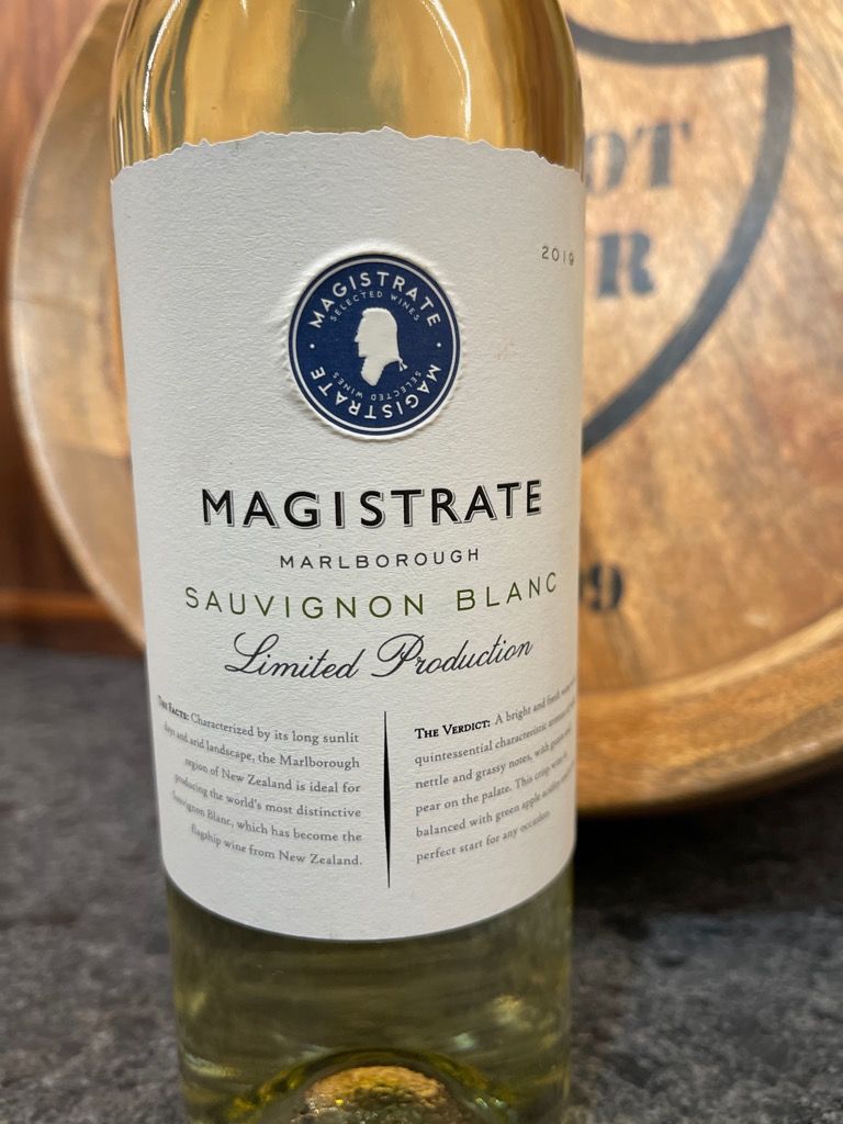 2020 Magistrate Sauvignon Blanc, New Zealand, South Island, Marlborough ...