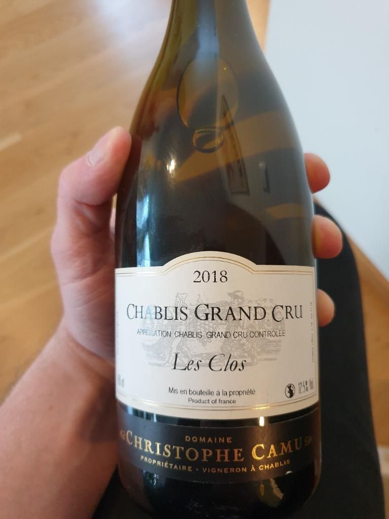 2017 Domaine Christophe Camu Chablis Grand Cru Les Clos, France, Burgundy, Chablis, Chablis ...
