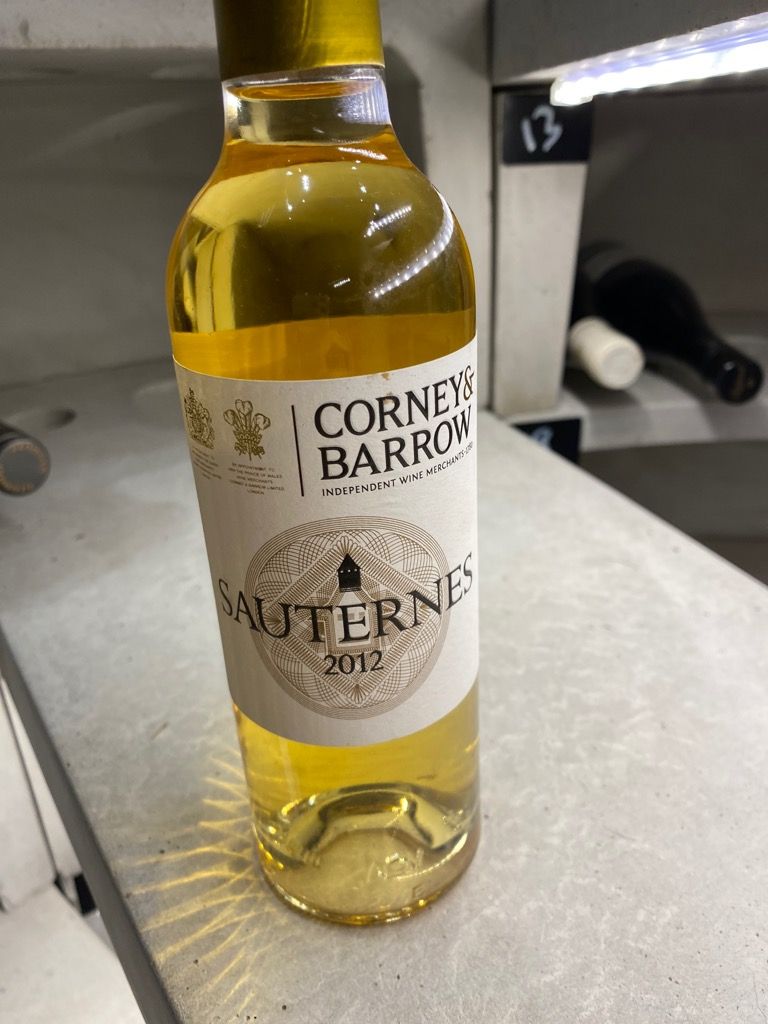 2016 Corney and Barrow, France, Bordeaux, Sauternais, Sauternes ...