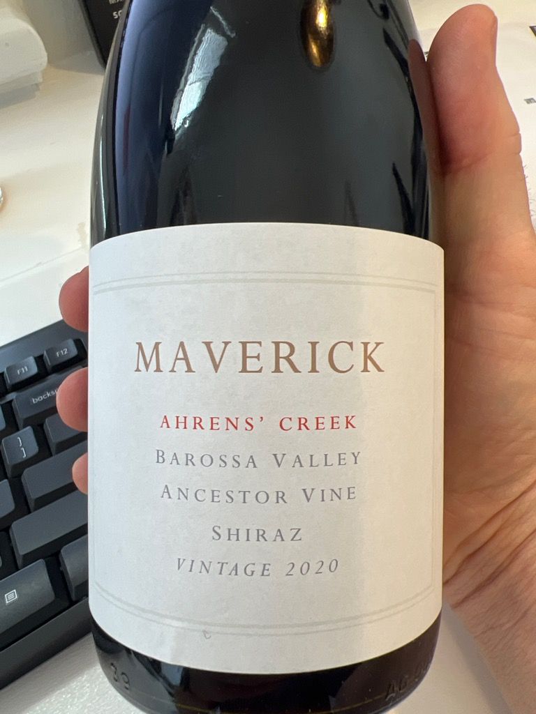 2019 Maverick Wines Shiraz Ancestor Vine Ahrens’ Creek, Australia ...