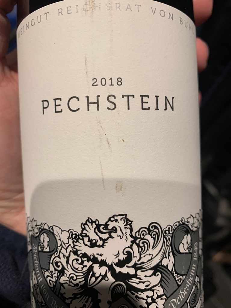 2018 Reichsrat Von Buhl Forster Pechstein Riesling Großes Gewächs, Germany, Pfalz - CellarTracker