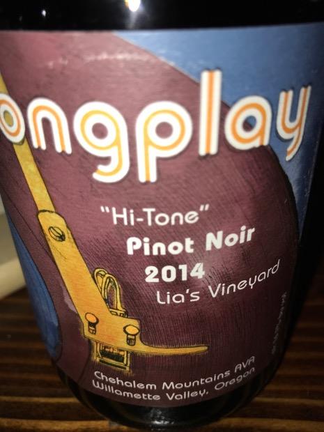 2014 Longplay Pinot Noir Hi-Tone Lia's Vineyard, USA, Oregon ...