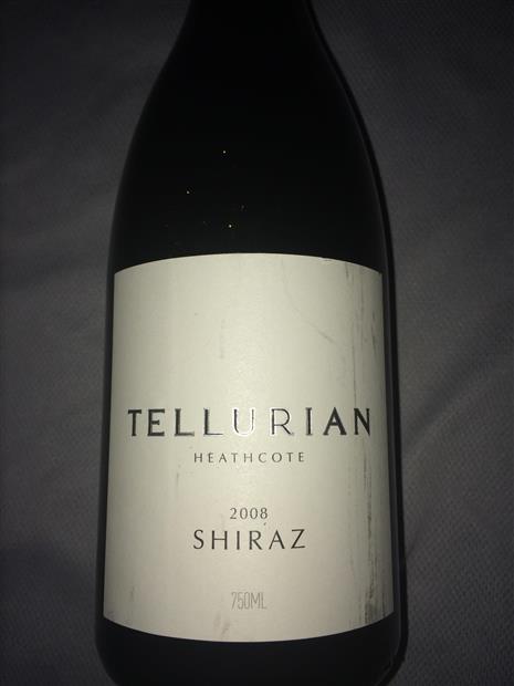 2019 Tellurian Shiraz, Australia, Victoria, Central Victoria, Heathcote ...